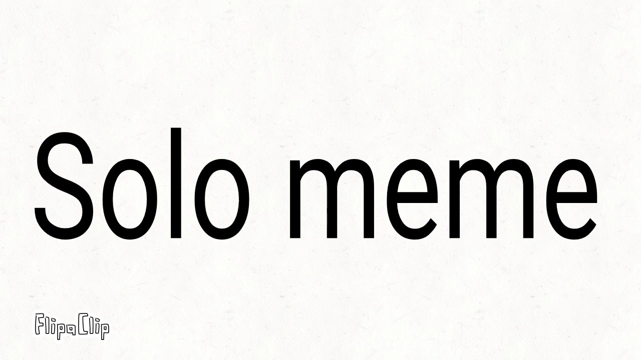 Solo Un Memes