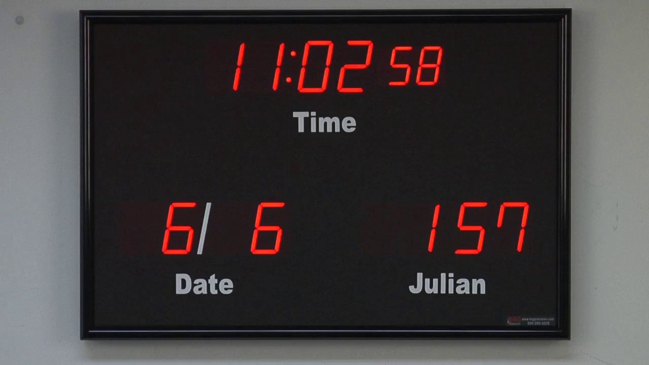 BRG Precision Product's HPCLK2R - DuraTime HP Calendar Clock with ...