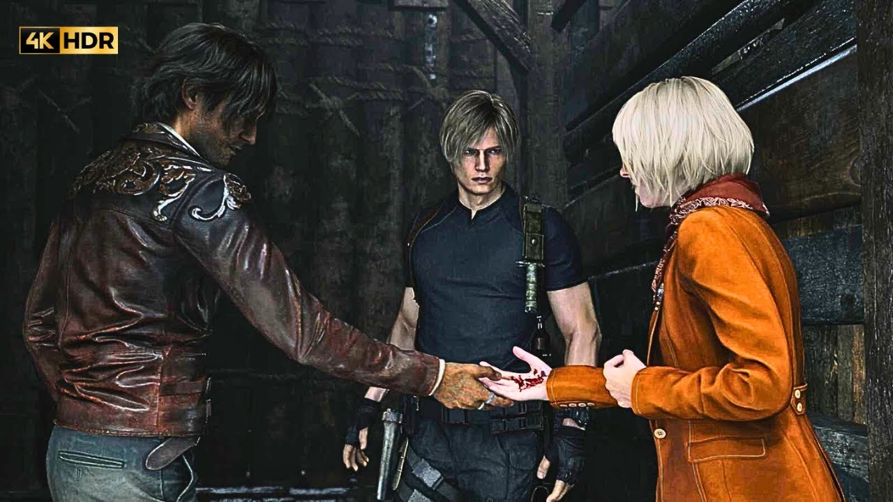 Luis Explains What La Plaga Parasite To Leon & Ashley Cutscene ...