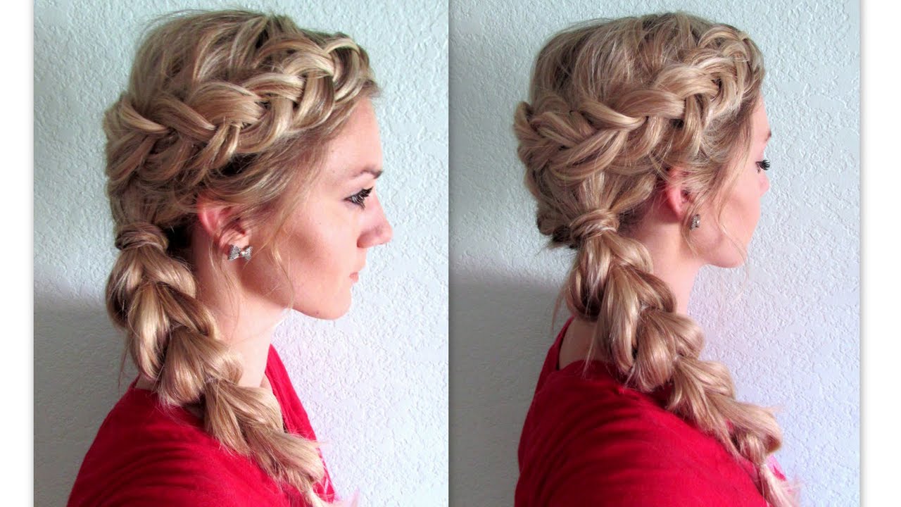 How to: Soft Combo Braids - YouTube