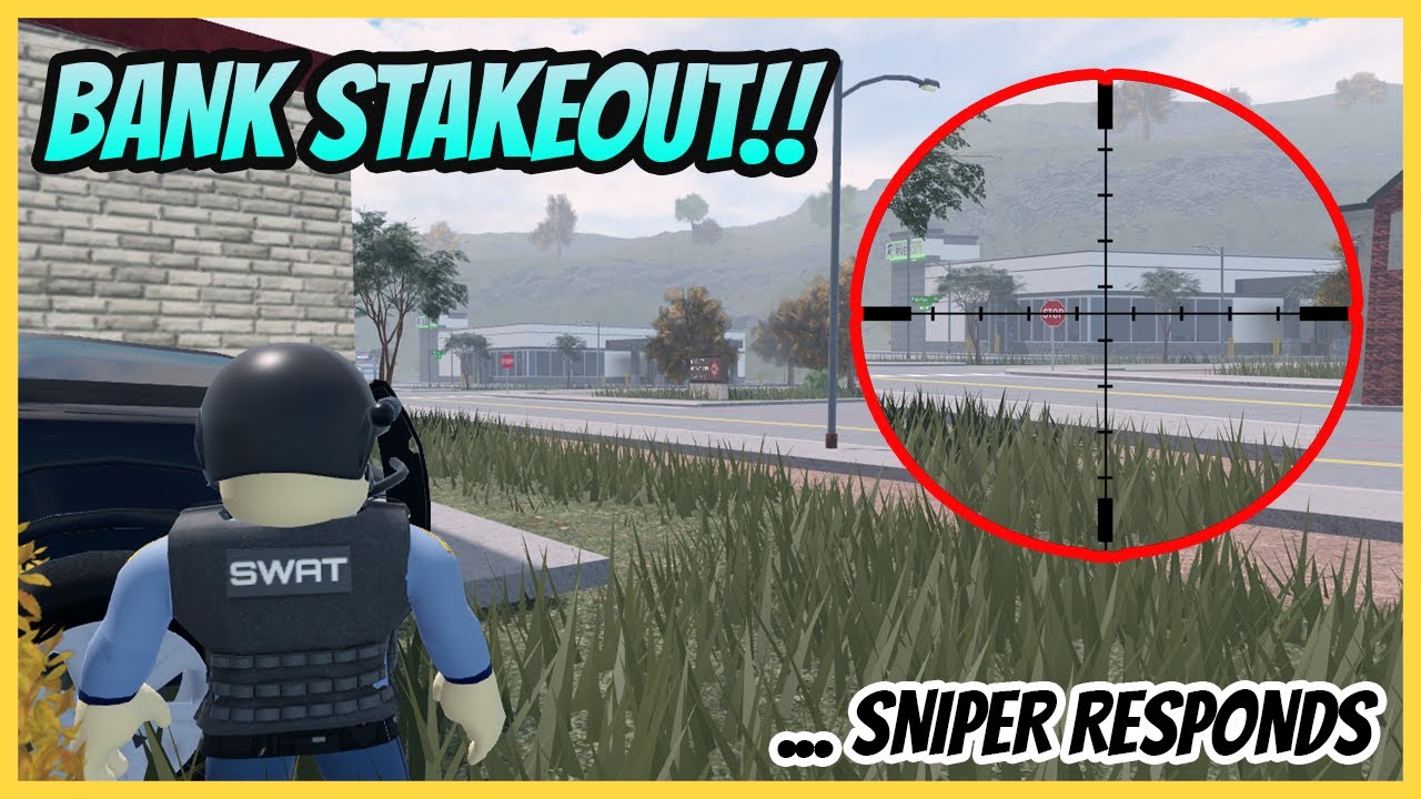Police Bank Stakeout | Had To Call SWAT!! ERLC Roblox Roleplay - YouTube