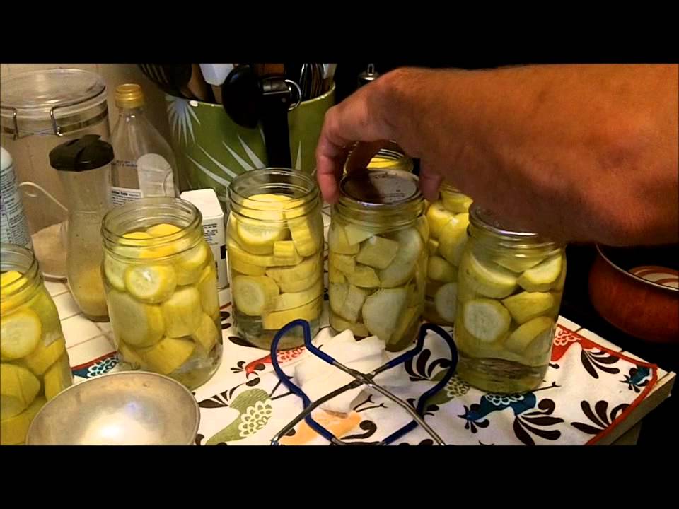 canning squash - YouTube
