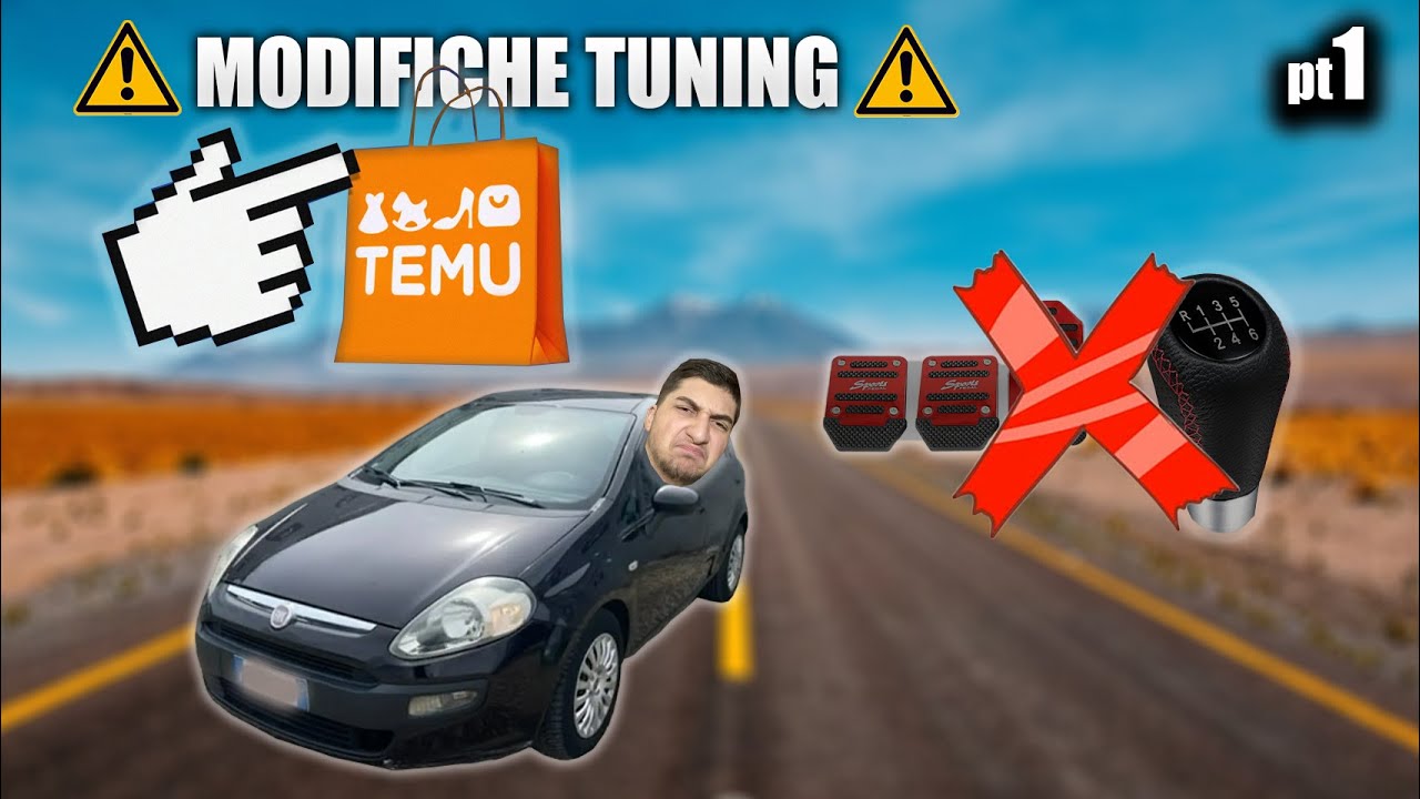 modifiche economiche su la punto con pezzi tuning cinesi - YouTube