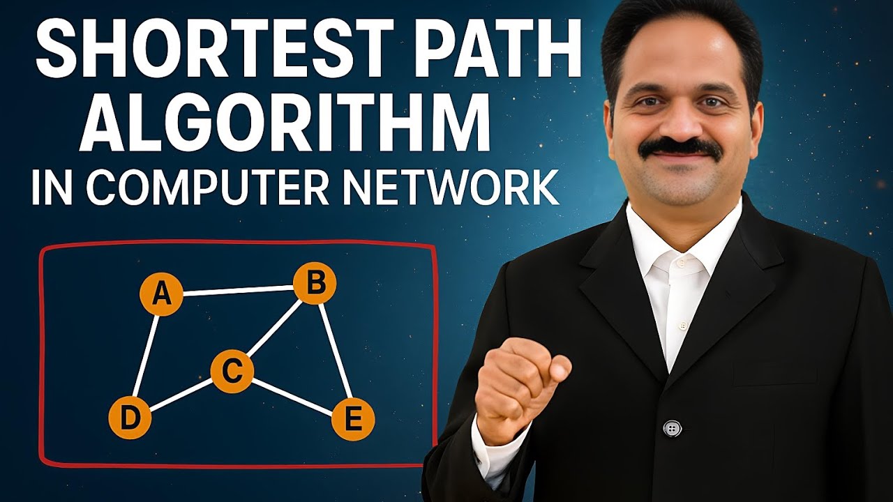 Shortest Path Routing Algorithm || Dijkstra's Algorithm || R23 Computer ...