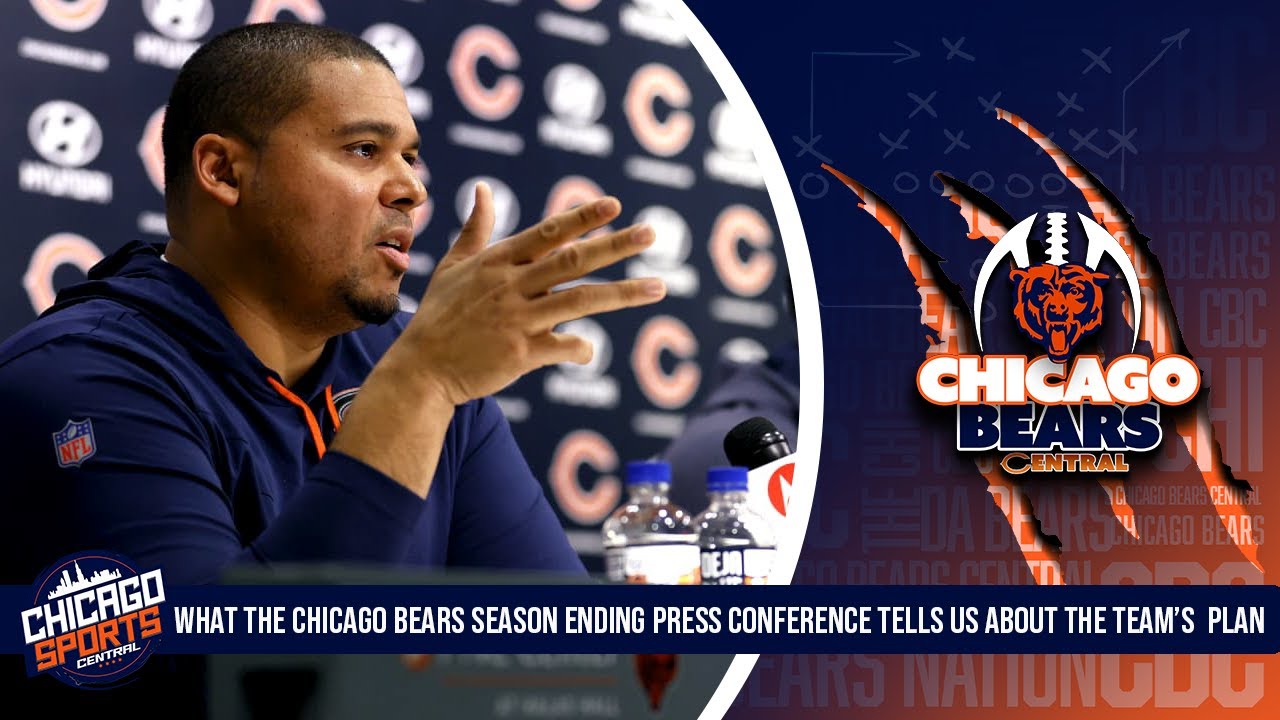 Takeaways From Chicago Bears End Of Season Press Conference - YouTube