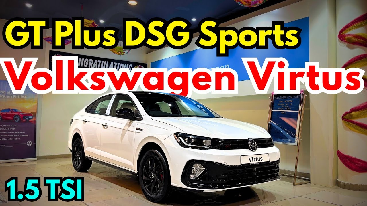 Volkswagen Virtus GT Plus DSG Sports Candy White || Virtus 1.5 GT ...