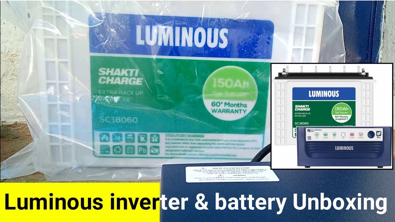 Luminous inverter battery unboxing review & delivery time | Luminous ...