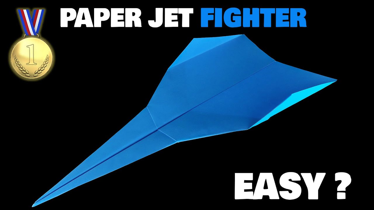 BEST JET PAPER ️ AIRFORCE EASY🎖️- ORIGAMI AIRCRAFT(DIY TUTORIAL) ️🎖️ ...