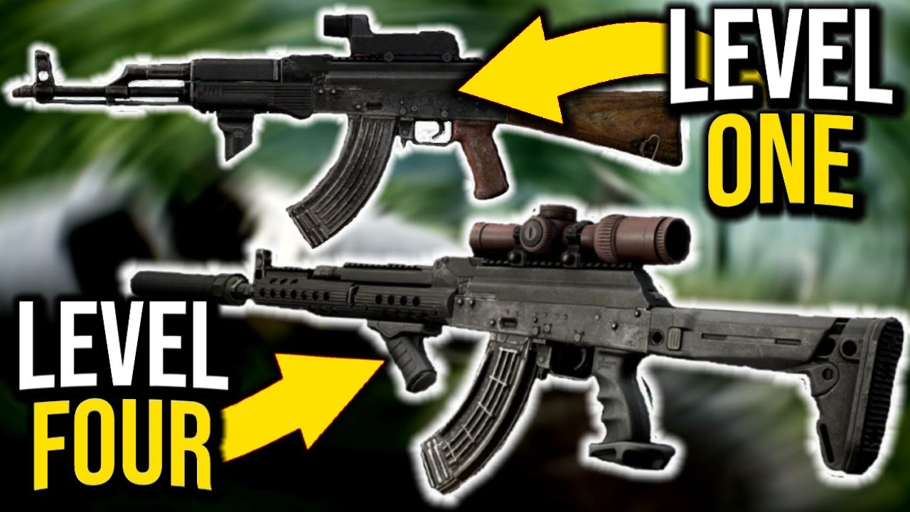 AKM Builds In 4 Levels Of Difficulty - Escape From Tarkov! - YouTube