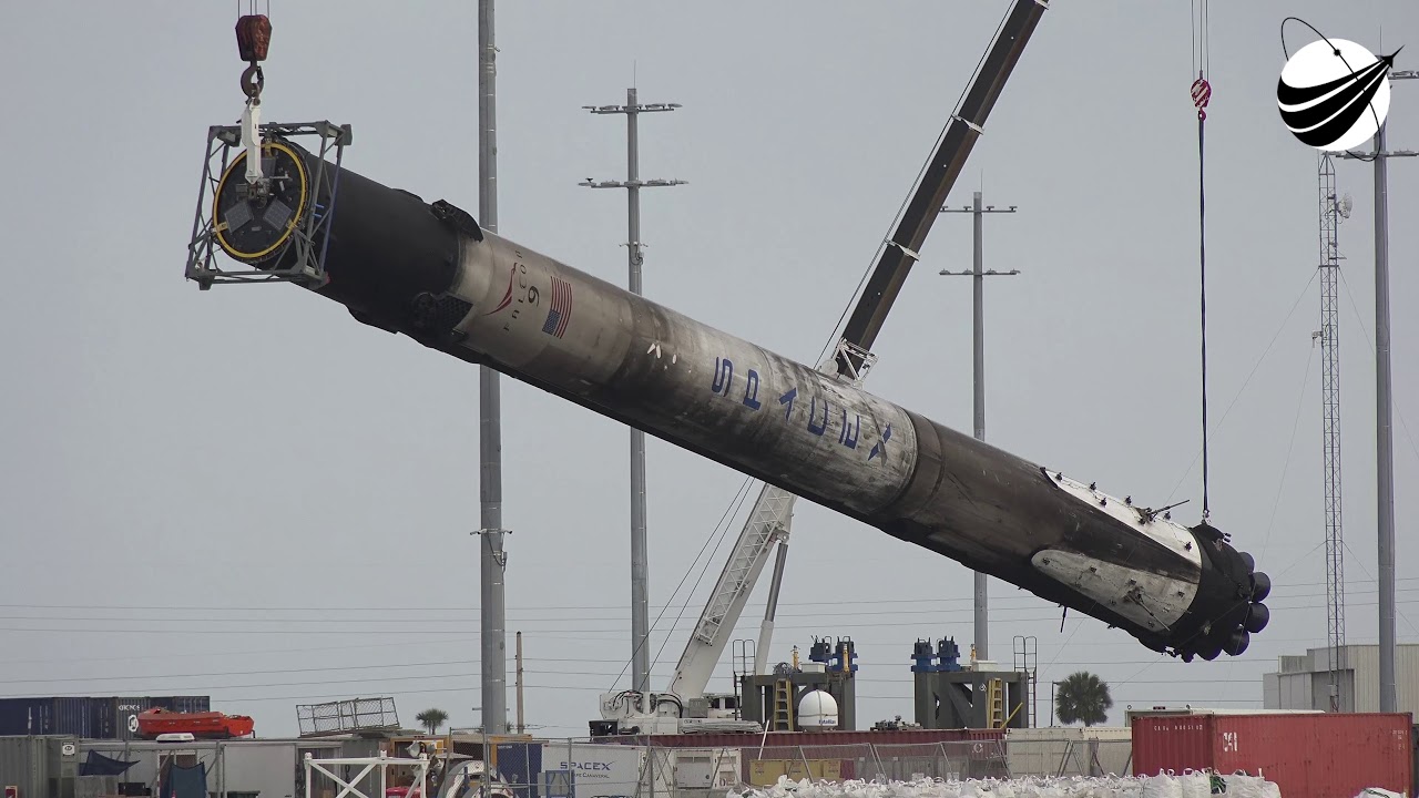 SpaceX - Load For Transport - B1048.3 02-26-2019 - YouTube