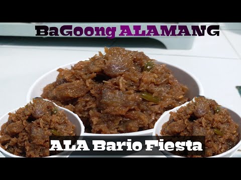 HOW TO COOK BAGOONG ALAMANG - YouTube