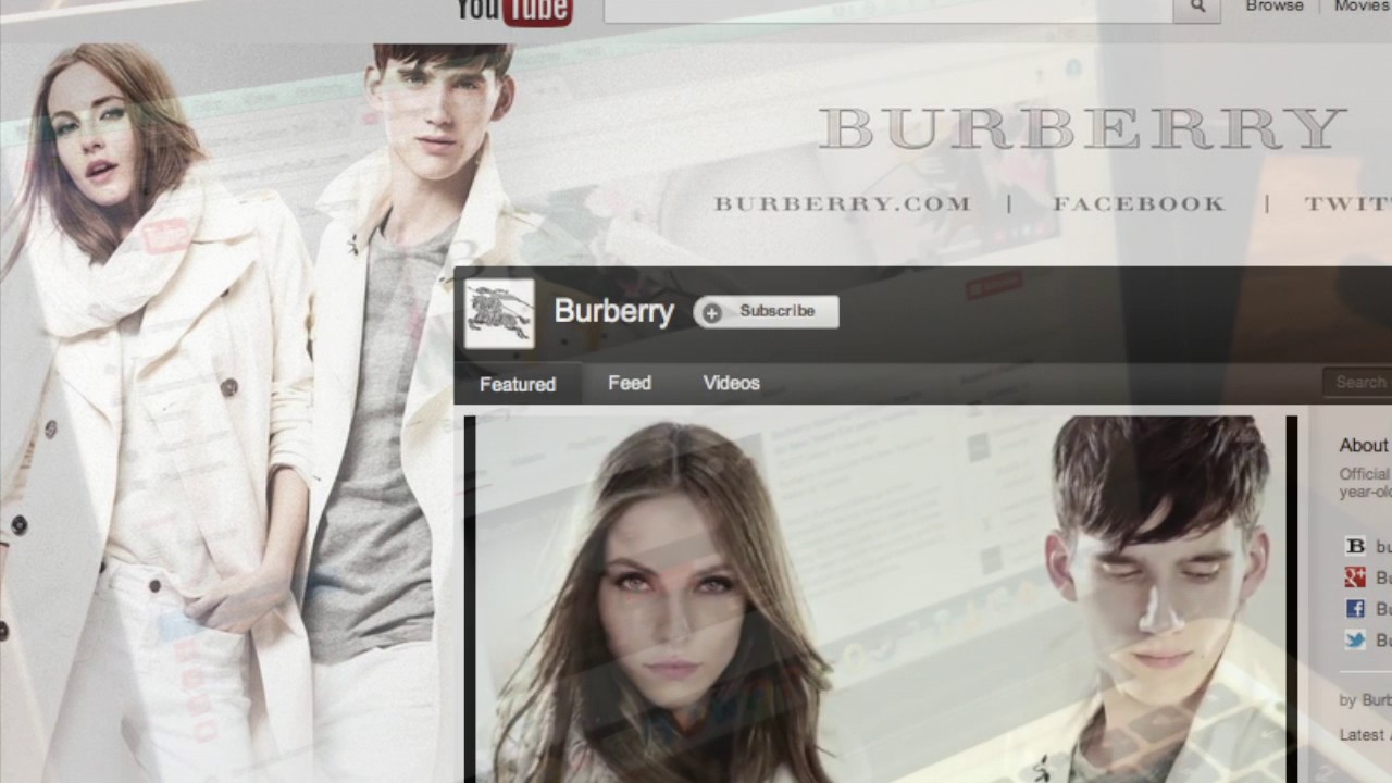 Burberry Presentation Video- Global Fashion Strategy - YouTube