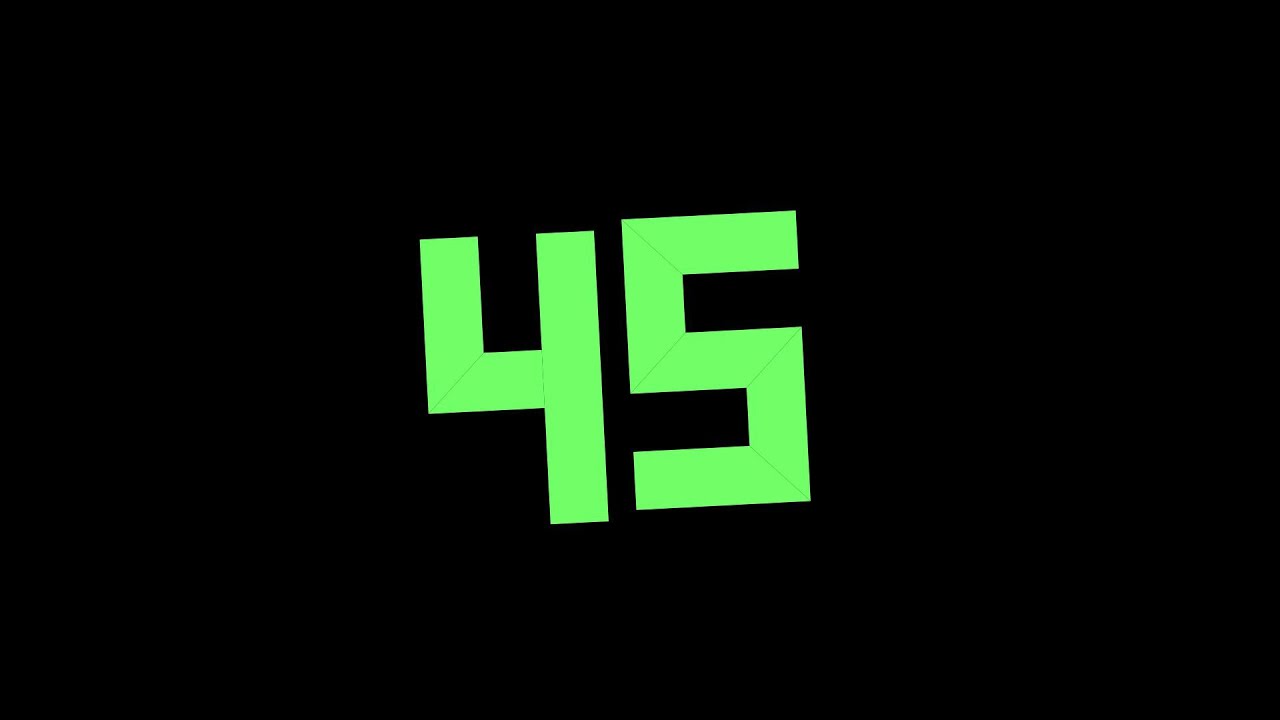 45 Seconds Physics Timer - YouTube