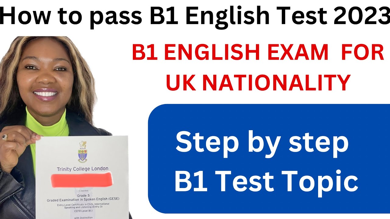 How to Pass B1 English Exam for UK Citizenship2023 UPDATE /English Exam ...