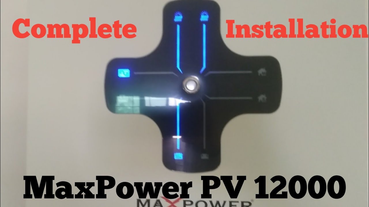 MaxPower PV 12000 Installation - YouTube