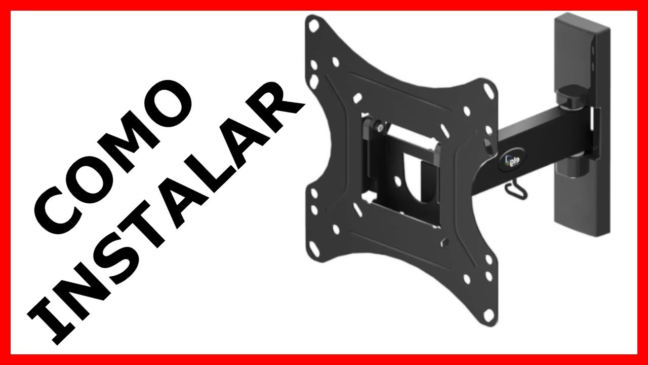 Como instalar suporte de TV na parede (DiY). - YouTube