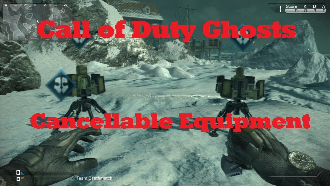 Call of Duty Ghosts - Cancellable / Non-cancellable Equipment - YouTube