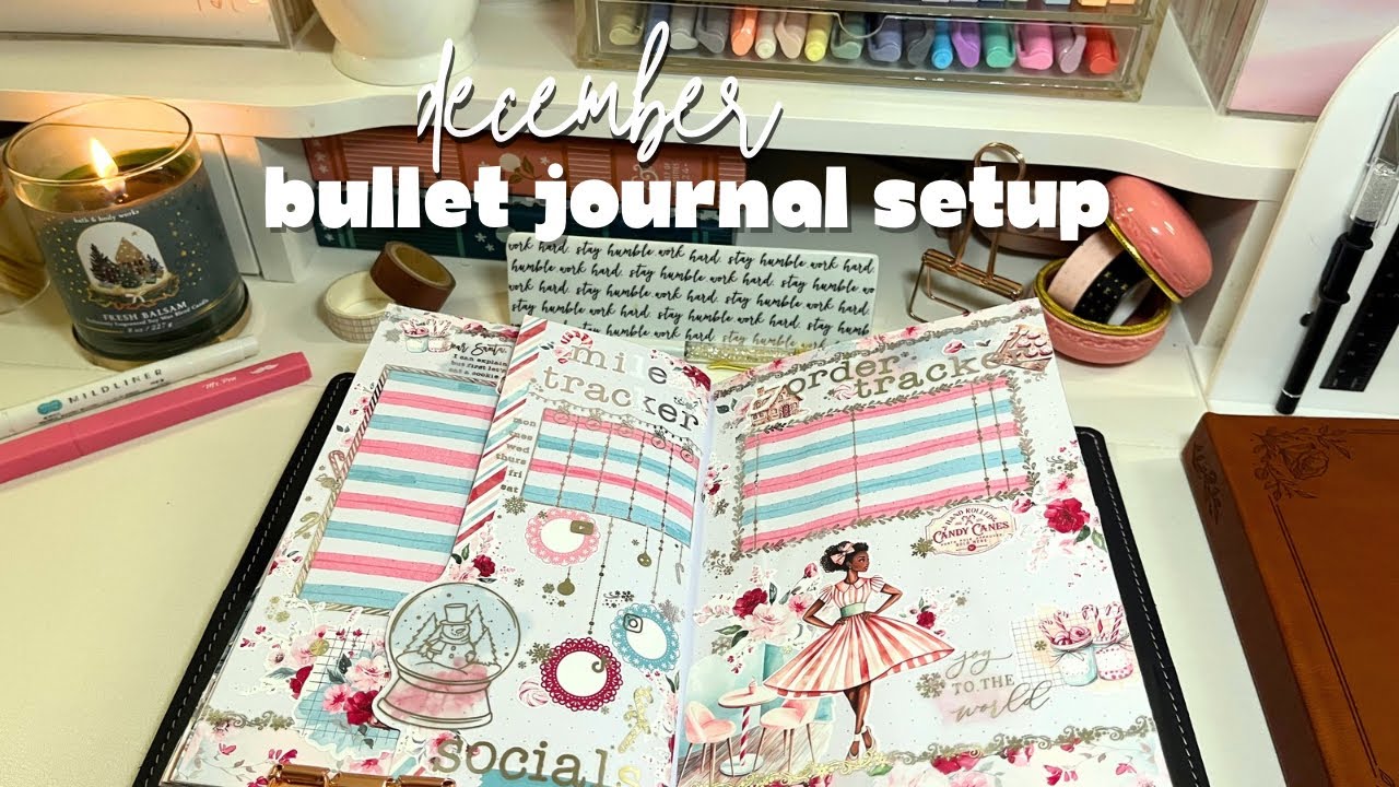 December 2024 Bullet Journal Setup - YouTube