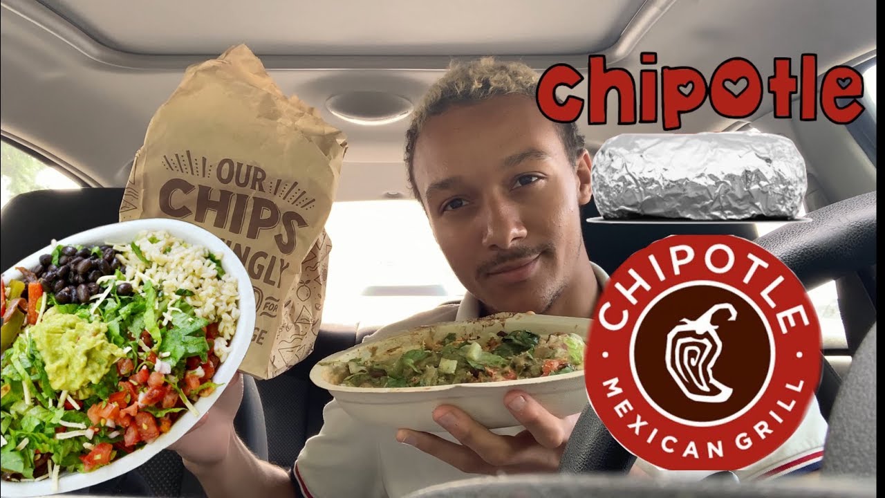 Chipotle MUKBANG.!🥙🌯 & Shoutouts.! ️ love you guys.! - YouTube