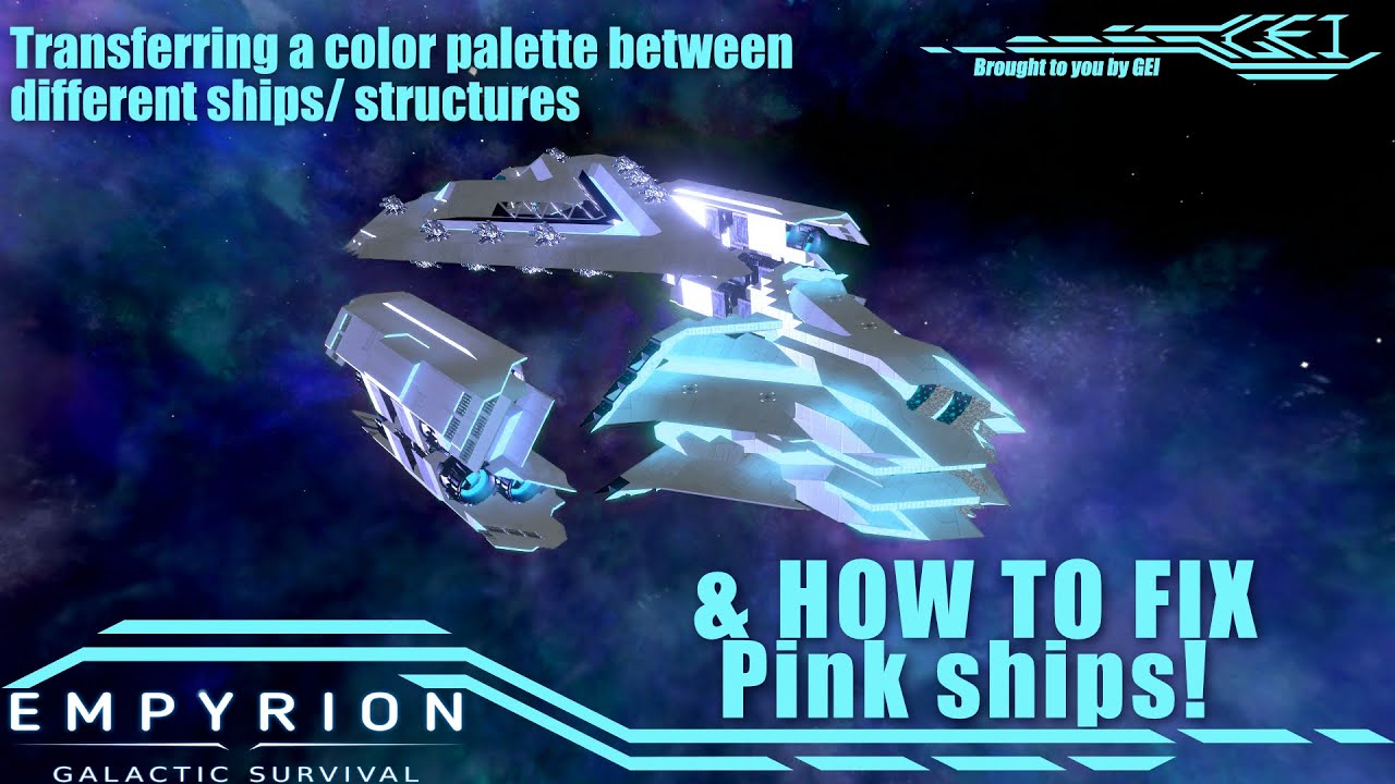 Changing Colors & Applying color palettes to different Ships Structures ...