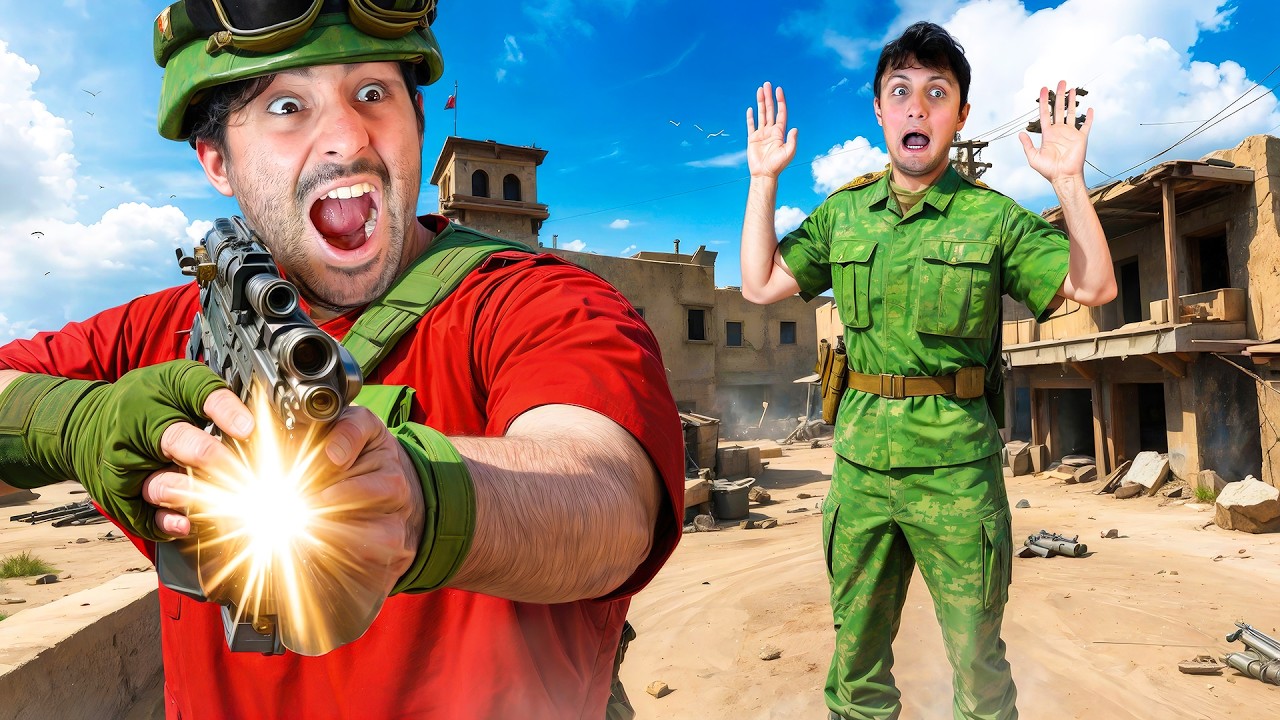 Call of Duty in Real life Real Warzone | I Took a Call of Duty Player ...