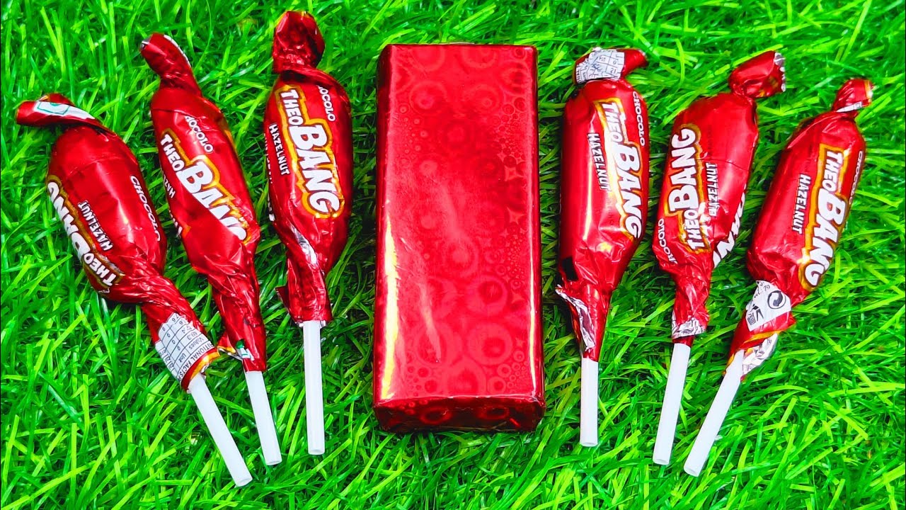 Red Colour Gift Box & Red Candy Lollipop Unpacking ASMR Videos - YouTube