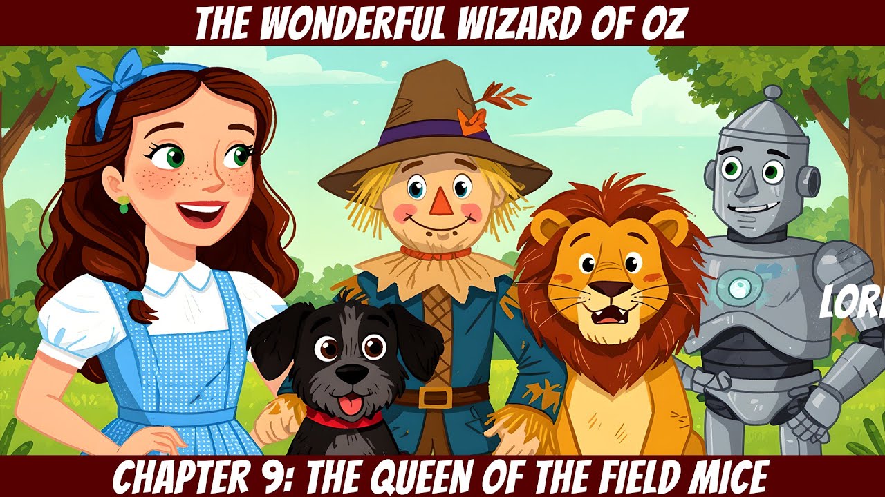 The Wonderful Wizard Of Oz: Chapter 9 - The Queen of the Field Mice ...