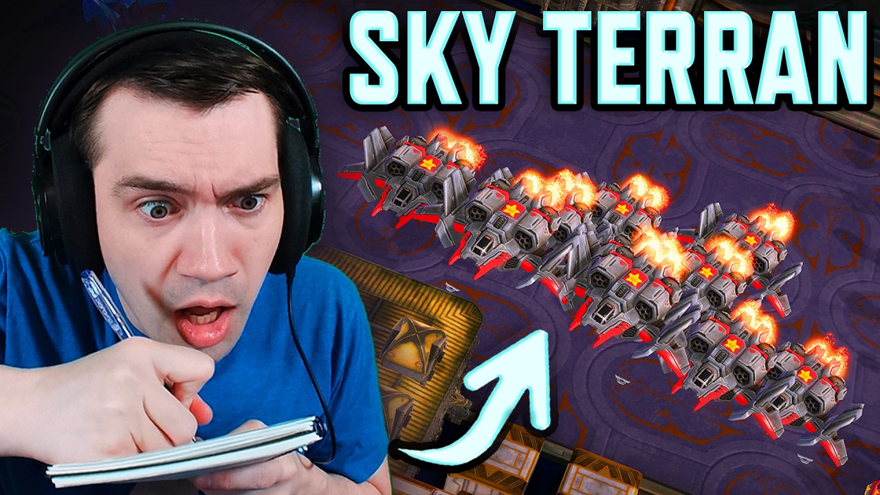 Clem's BRILLIANT Mass Viking Terran! StarCraft 2 - YouTube