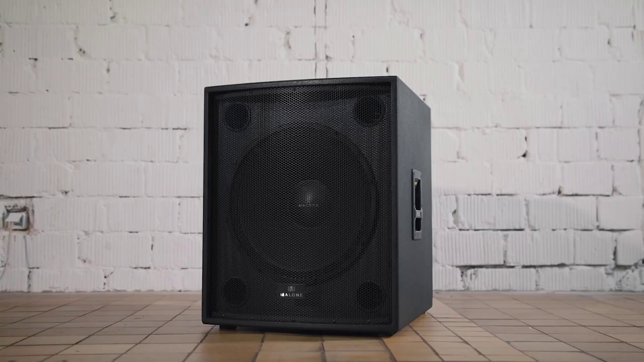 Auna PW-18A-M aktivni subwoofer - YouTube