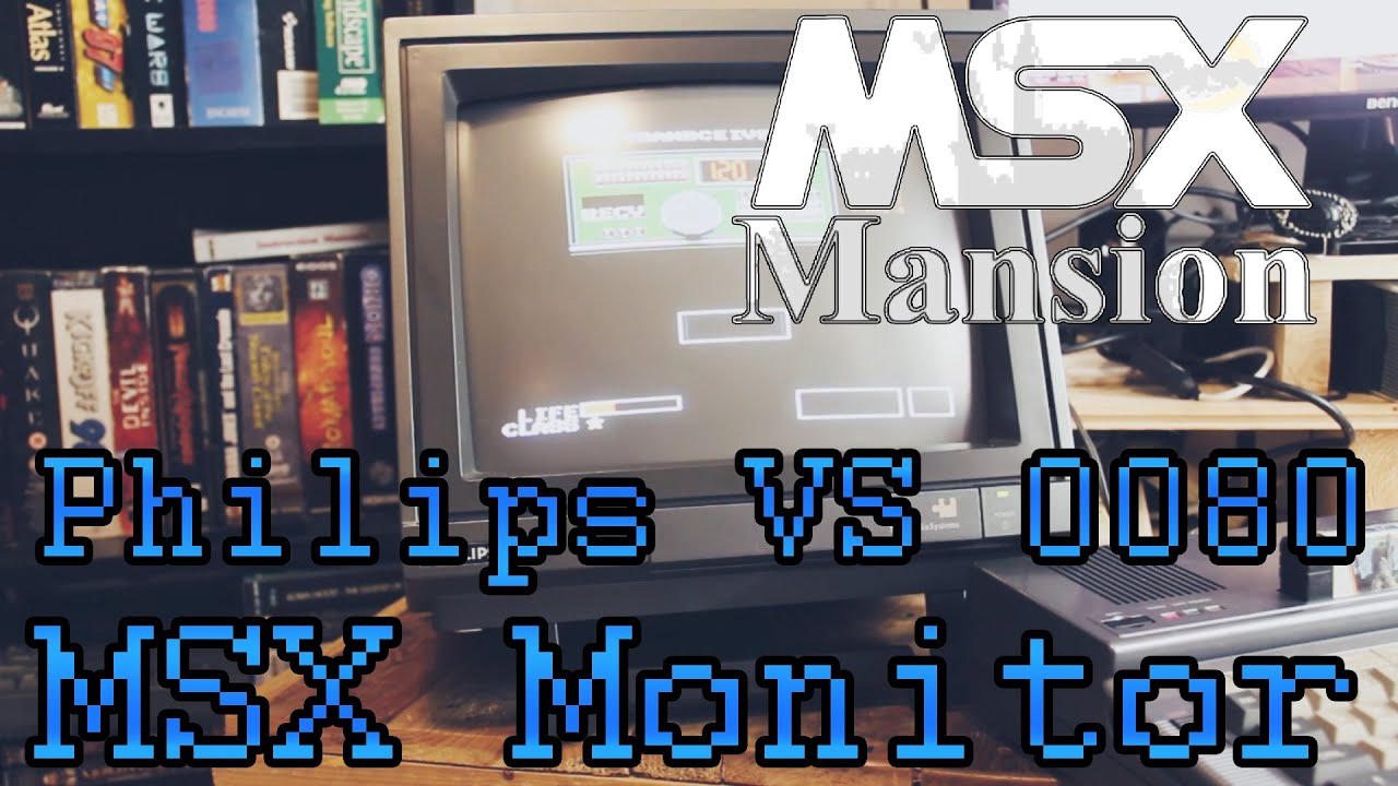 MSX Mansion - The Philips New Media Systems VS0080 Monitor - YouTube