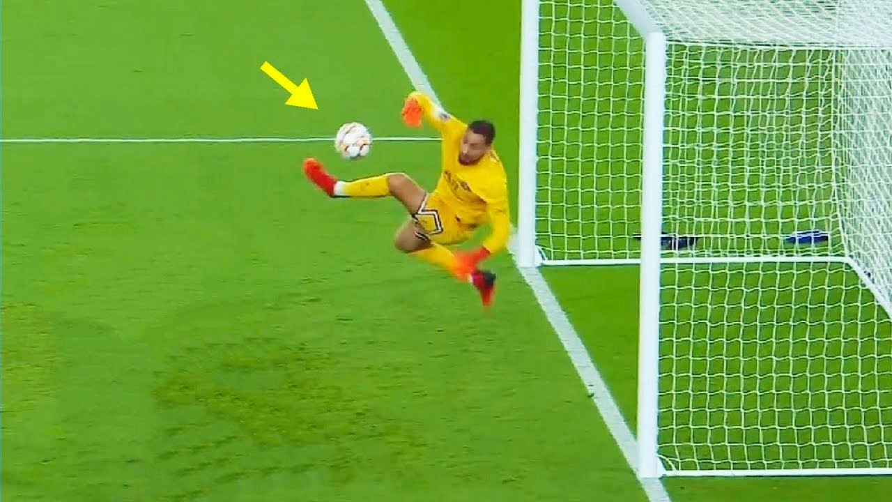 BEST GENIUS FOOTBALL SAVES EVER #footballsaves #youtubeshorts - YouTube