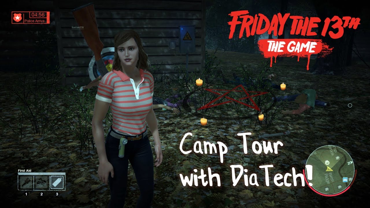 Camp Tour! - F13 Gameplay Highlights - YouTube
