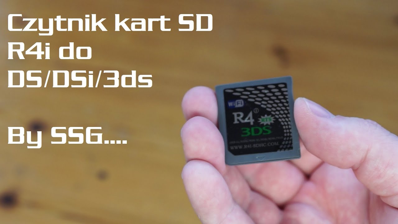 Nintendo DS/DSi/3ds Czytnik kart Micro SD r4i-sdhc - YouTube