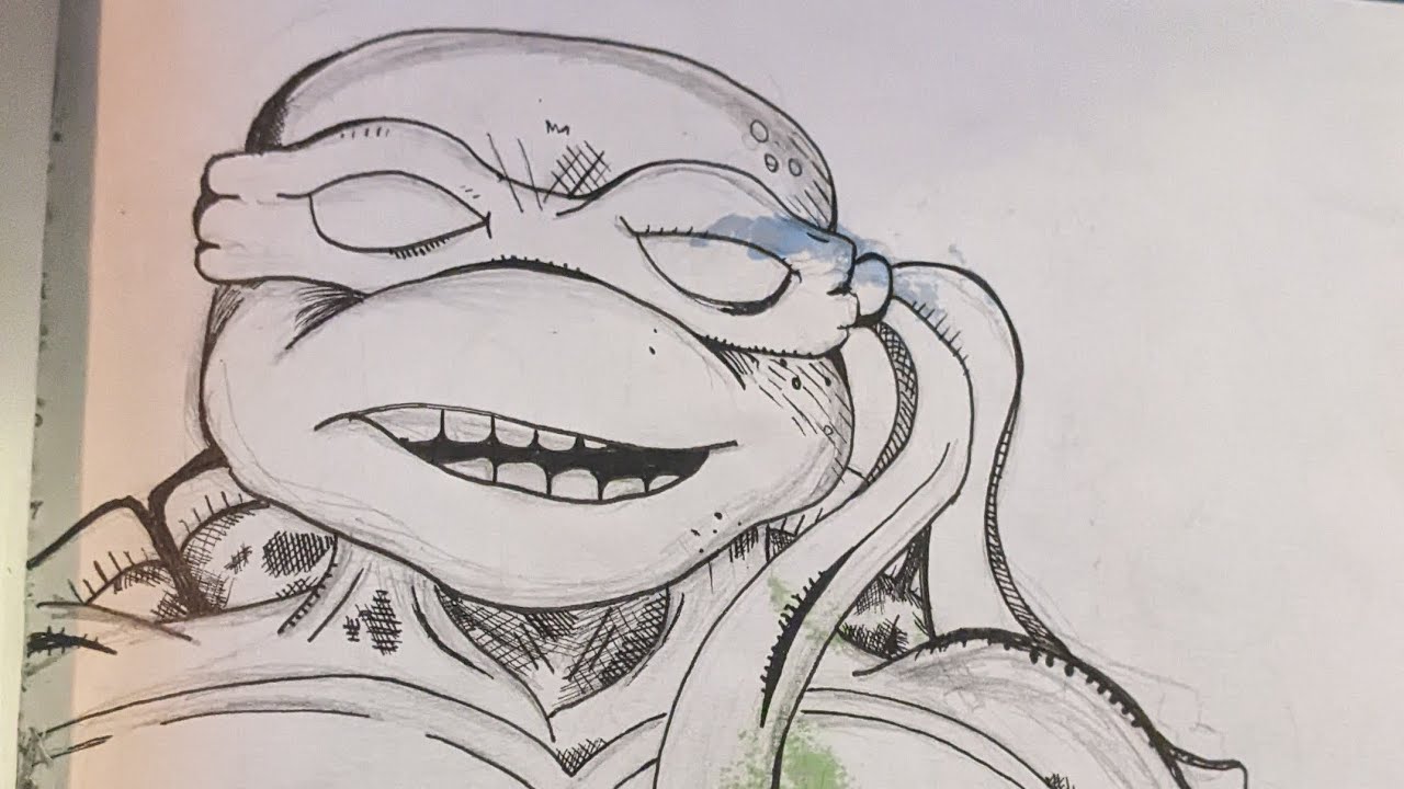 How to draw Teenage Mutant Ninja Turtles 🐢 - YouTube