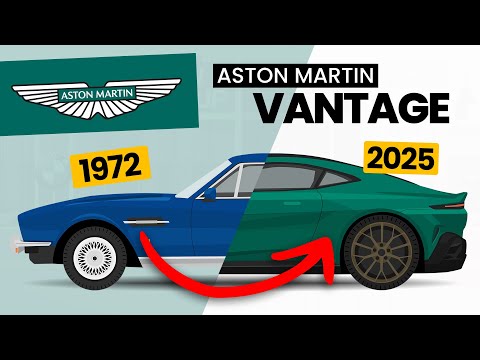Evolution of the Aston Martin Vantage | From 1972 to 2025
