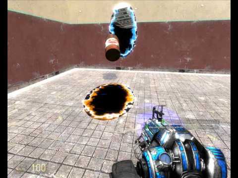Gmod working Portal gun - YouTube