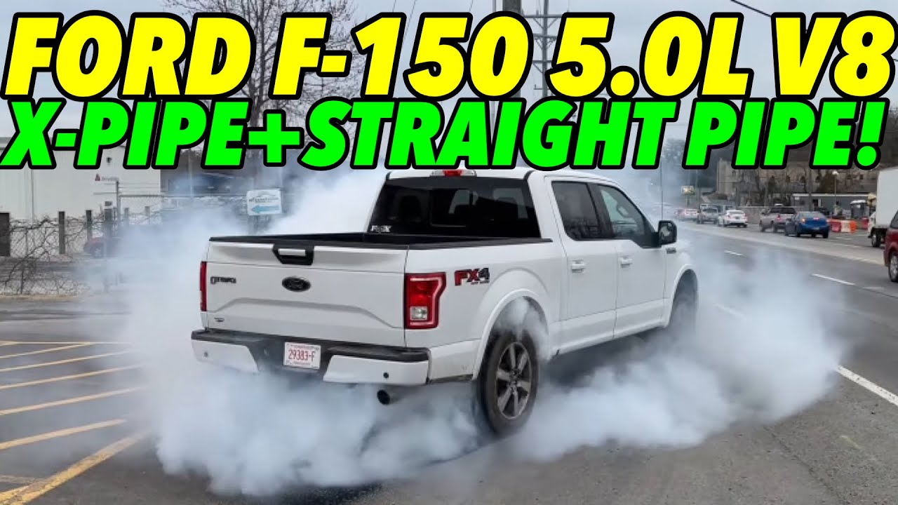 2017 Ford F-150 5.0L COYOTE V8 w/ STRAIGHT PIPES! - YouTube