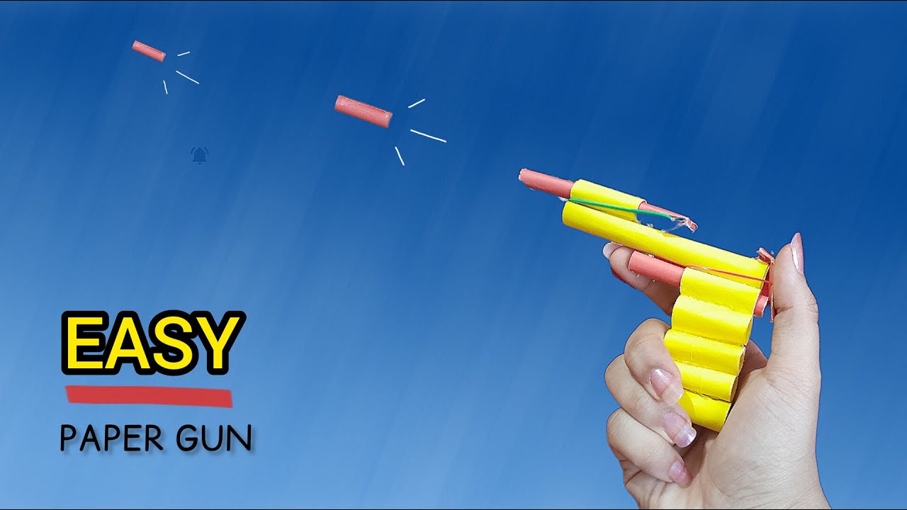 Amazing paper gun | make a paper gun that shoots like a pro - YouTube