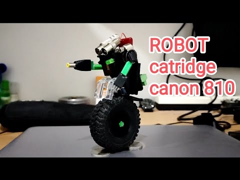 ROBOT Catridge bekas printer Canon 810 | make a robot from used canon ...