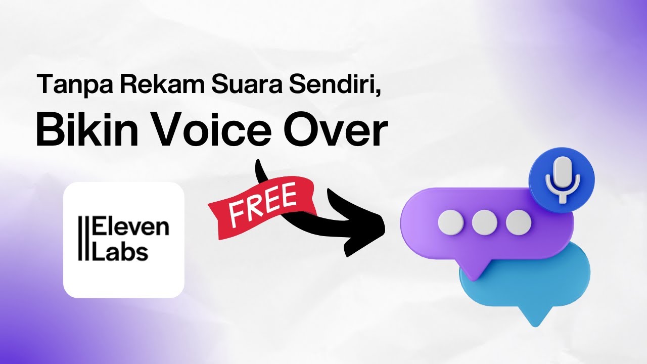 Gratis! Cara Bikin Voice Over Dubbing dari Teks ElevenLabs - YouTube