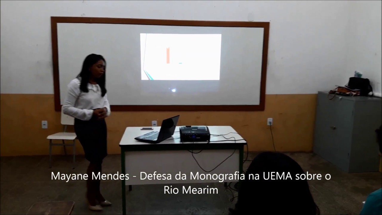 Mayane Mendes Defesa de Monografia na UEMA sobre o Rio Mearim - YouTube