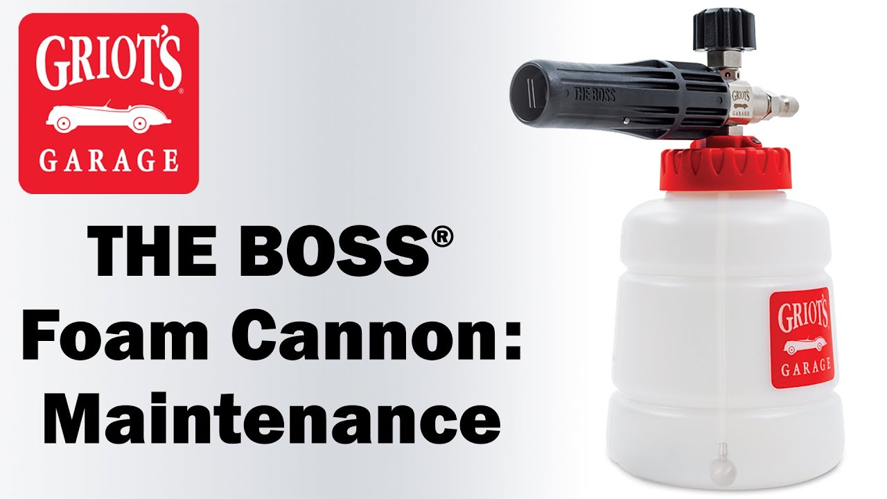 THE BOSS™ Foam Cannon Maintenence - YouTube