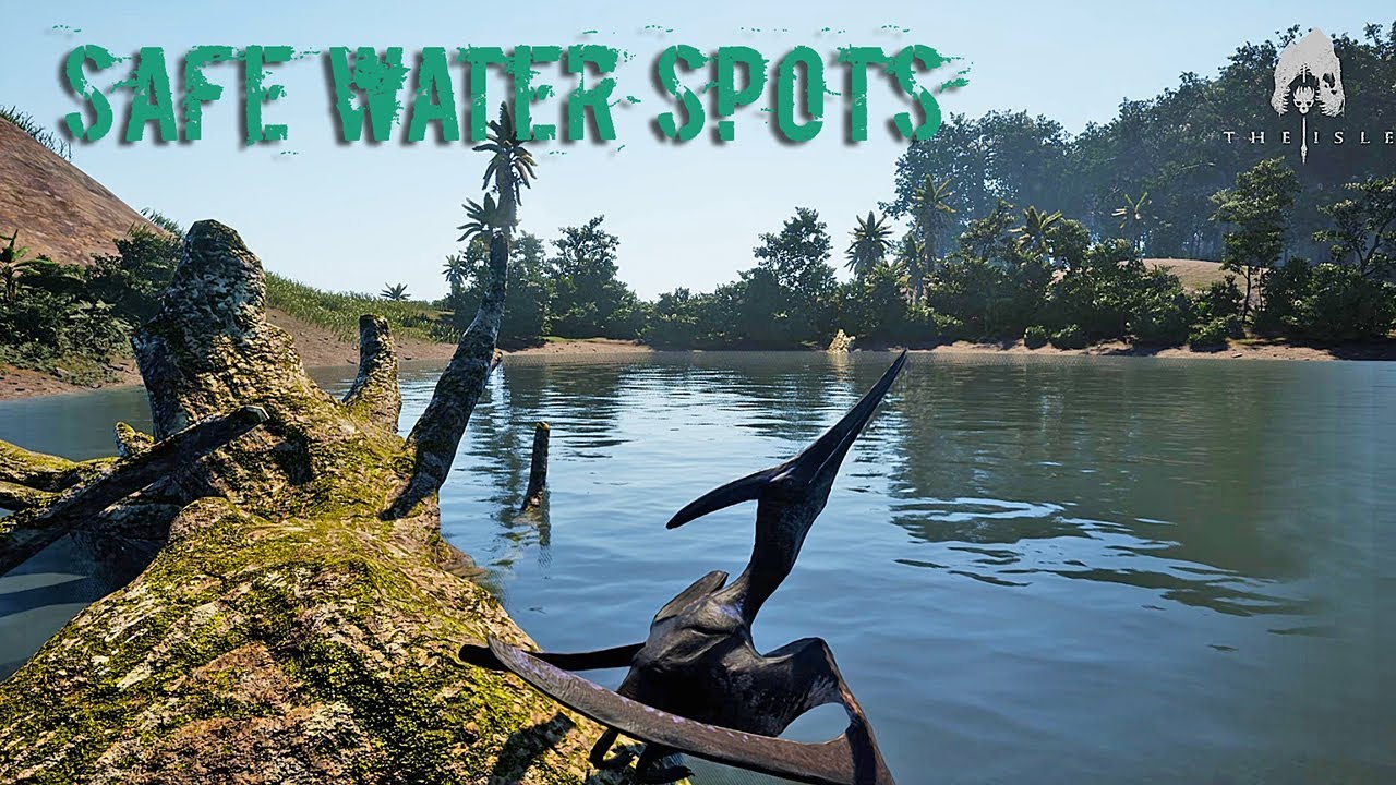 Safe Water Spots In Gateway -The Isle Update 7- - YouTube
