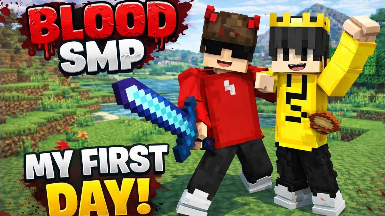 My First Day in Blood SMP | Mera Pehla Din Blood SMP Me 🔥🩸 - YouTube