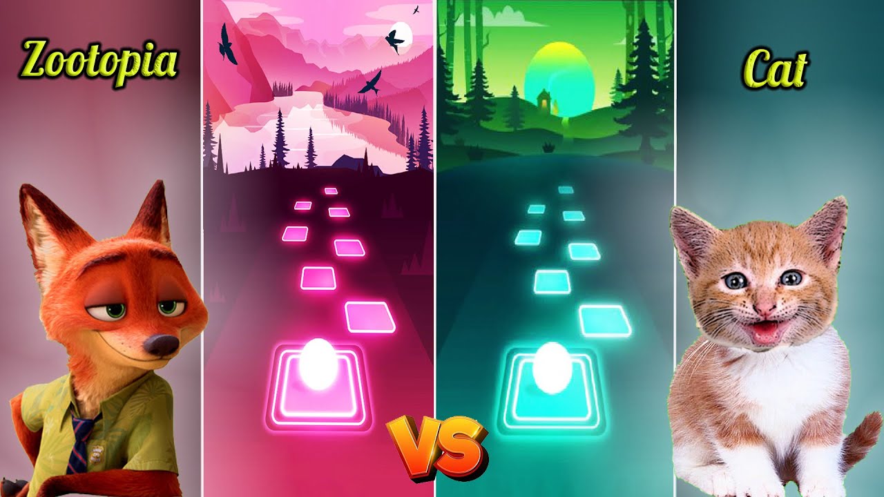 Zootopia Vs Cat Astronomia - Coffin Dance | Tiles Hop: EDM Rush! - YouTube
