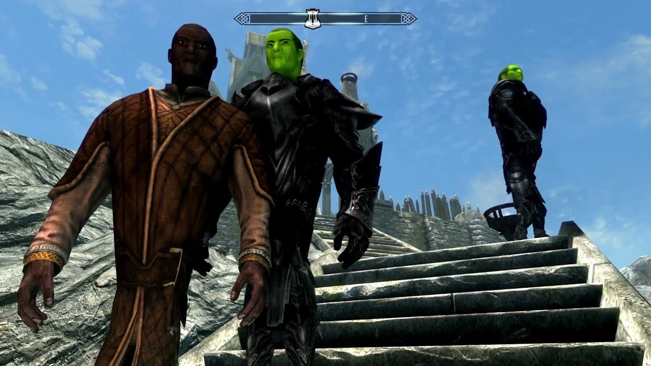 Turning Nazeem into a Hulk. Skyrim: Hulk Nazeem Edition - YouTube