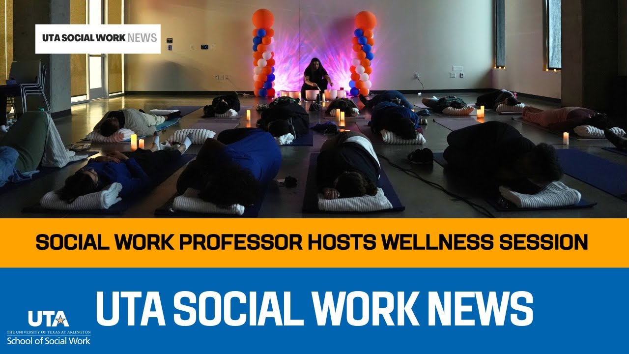 Social Work Professor Hosts Wellness Session - YouTube