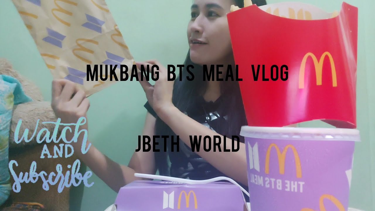 MUKBANG BTS MEAL VLOG - YouTube