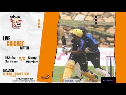 LIVE CRICKET|SABULA T20 CRICKET CHALLEGE  CUP Kitimba Sunrisers Vs  Katosi Strikers
