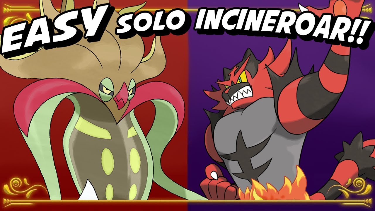 EASILY SOLO the Incineroar Pokémon Scarlet & Violet 7 star raid!! - YouTube